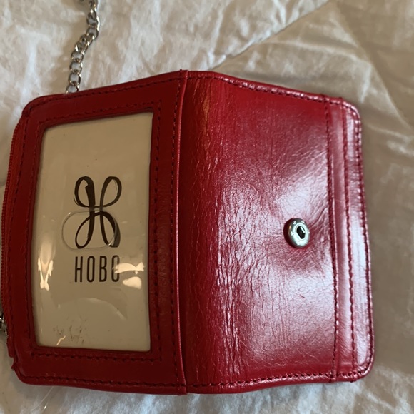 HOBO | Bags | Brand New Hobo Red Bifold Wallet Id Holder | Poshmark
